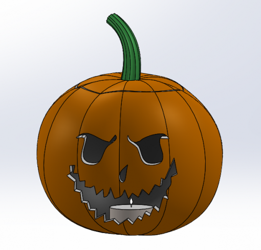 Halloween Pumpkin SOLIDWORKS Tutorial - Innova Systems