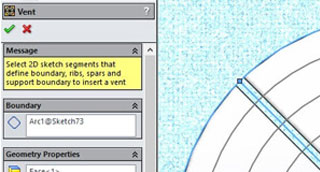 How to use the vent tool in SOLIDWORKS - Innova Systems