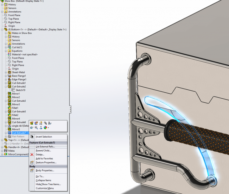 An Introduction to In-context Part Editing with SOLIDWORKS