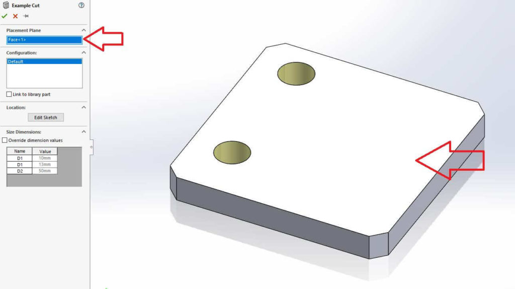 Creating a library feature in SOLIDWORKS - Innova Systems