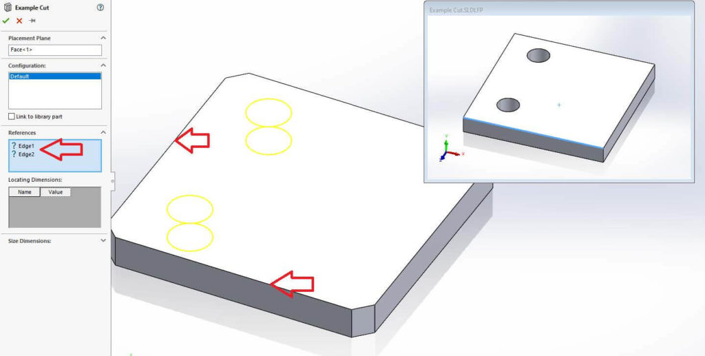 Creating a library feature in SOLIDWORKS - Innova Systems