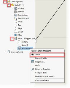 Cosmetic Thread missing in SOLIDWORKS? How to fix it - Innova Systems
